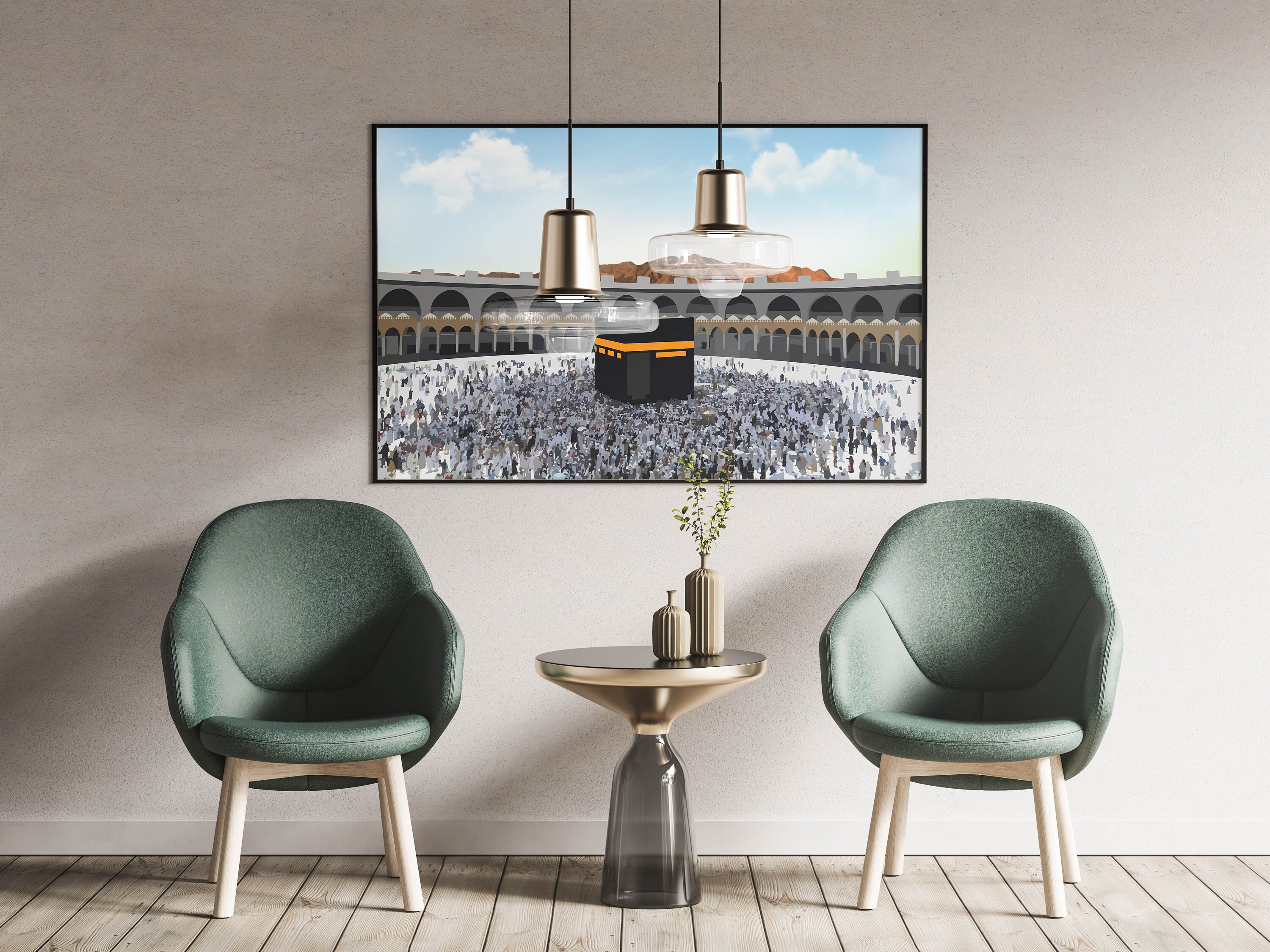 KAABA POSTER, MAKKAH Mecca Print, Masjid Haram Hajj Wall Art, Al Kabah ...