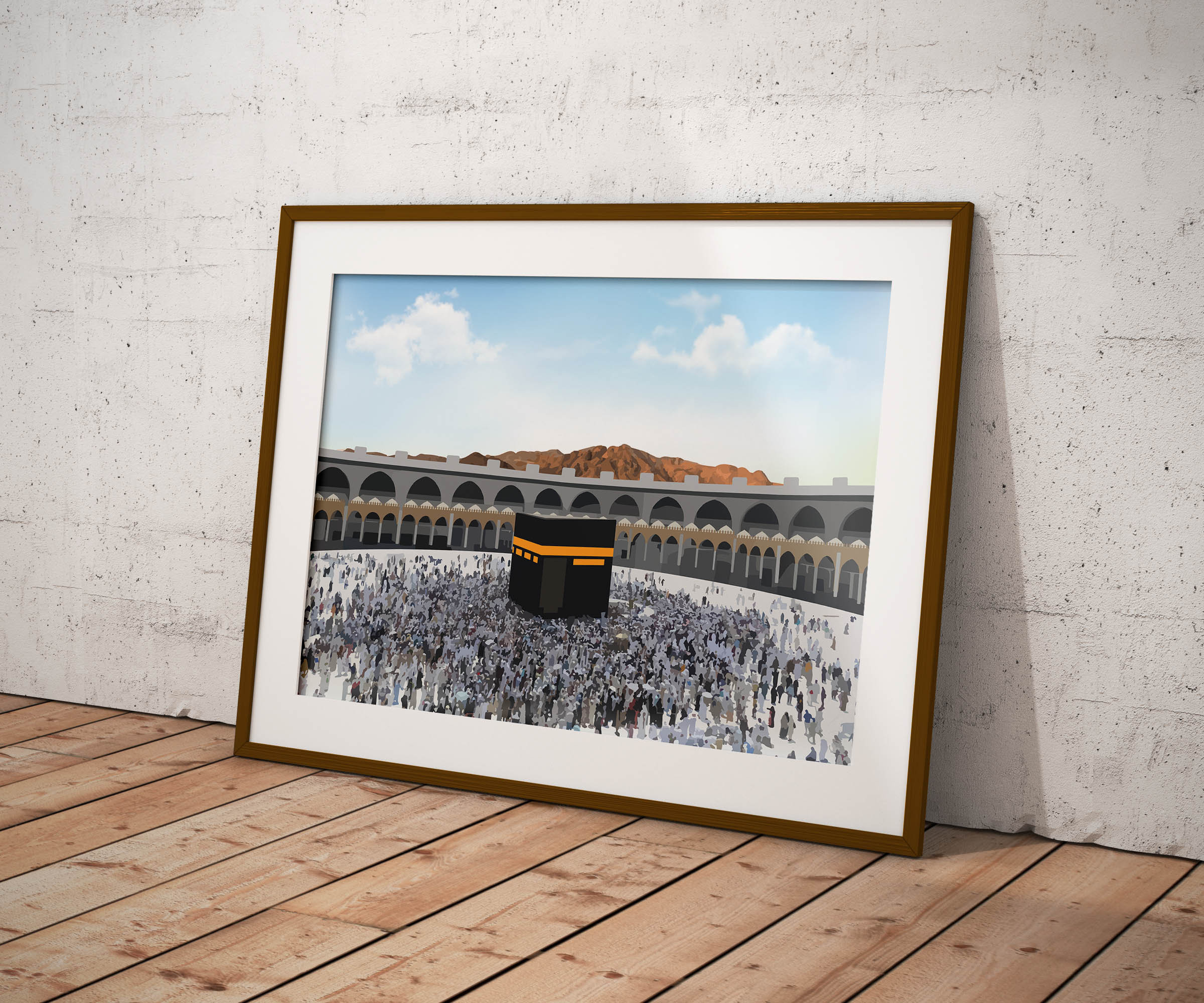 KAABA POSTER, MAKKAH Mecca Print, Masjid Haram Hajj Wall Art, Al Kabah ...