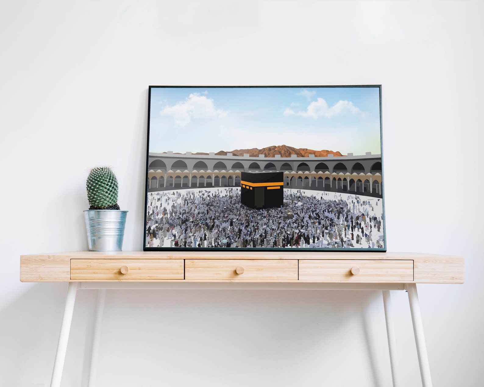 KAABA POSTER, MAKKAH Mecca Print, Masjid Haram Hajj Wall Art, Al Kabah ...