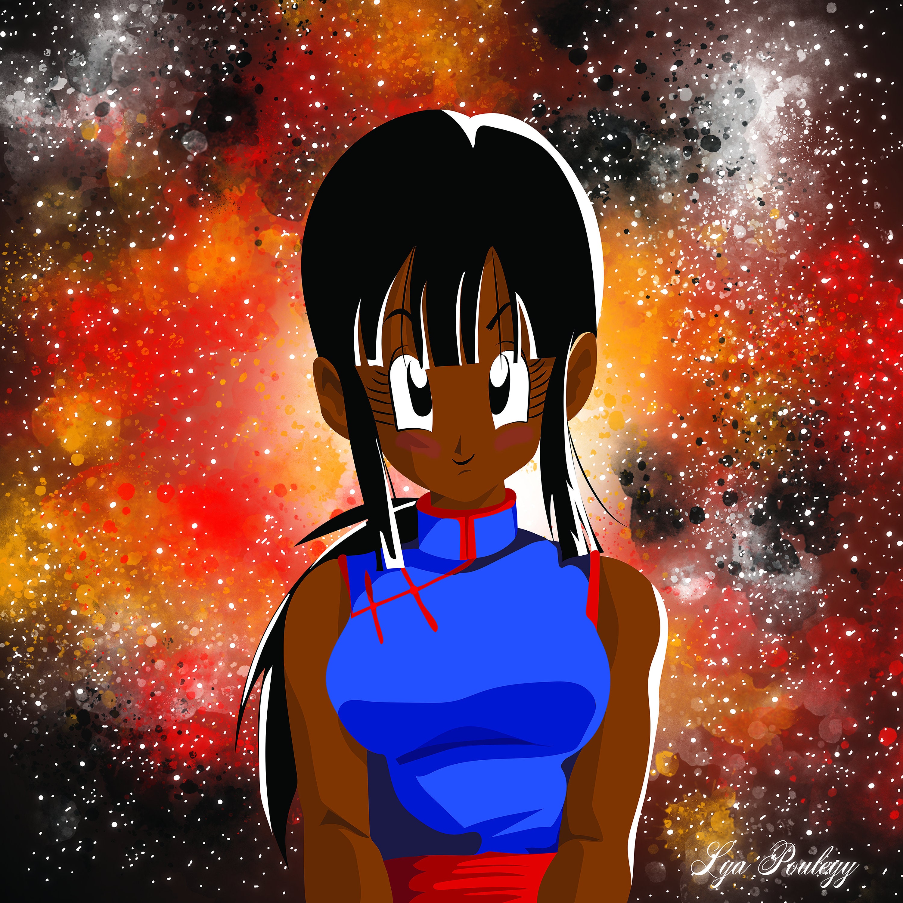 Black Chichi Wall Art on Canvas Made by Lya Pouleyy. Original - Etsy UK