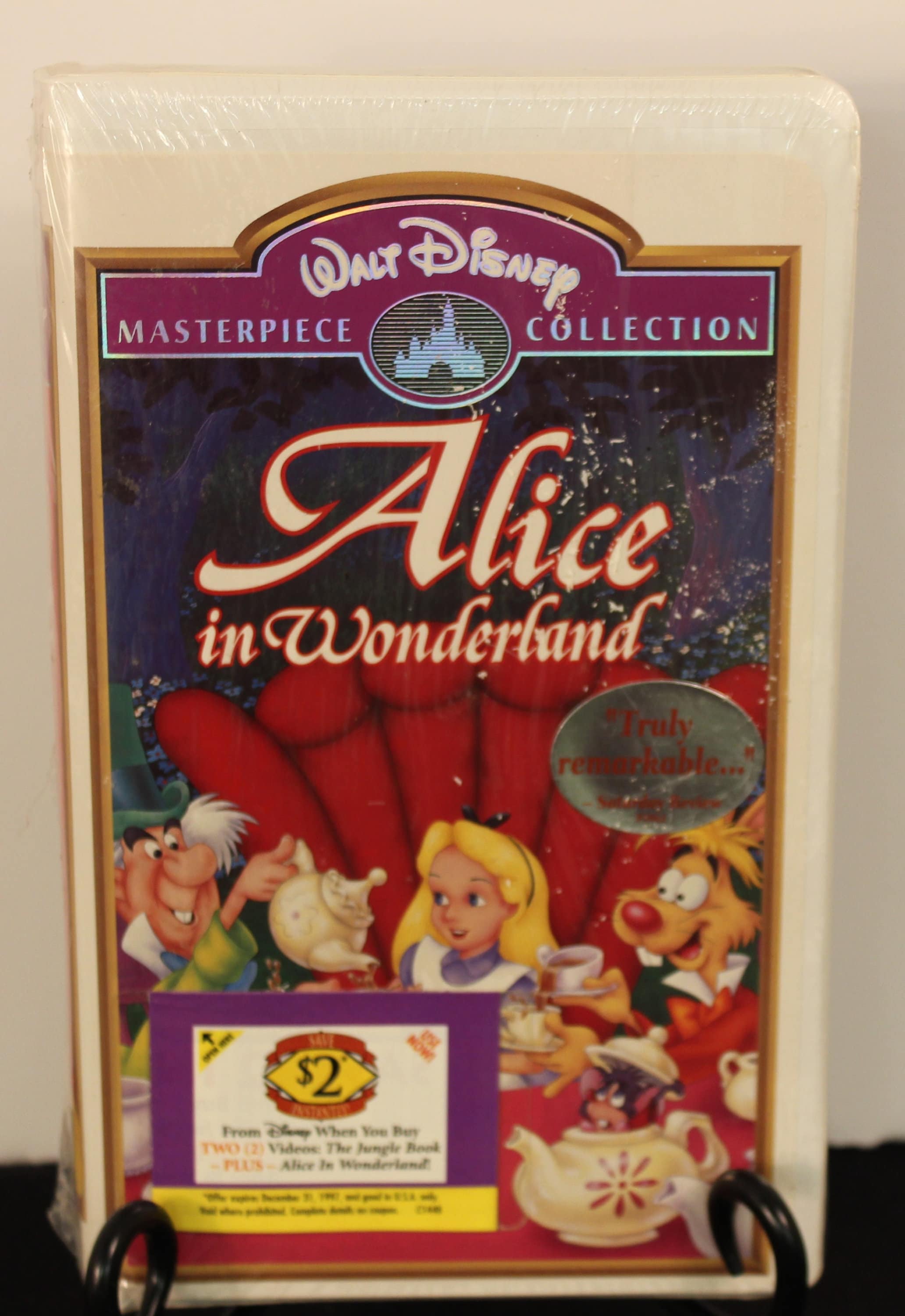 Walt Disney Masterpiece Collection ALICE in WONDERLAND New/sealed VHS ...