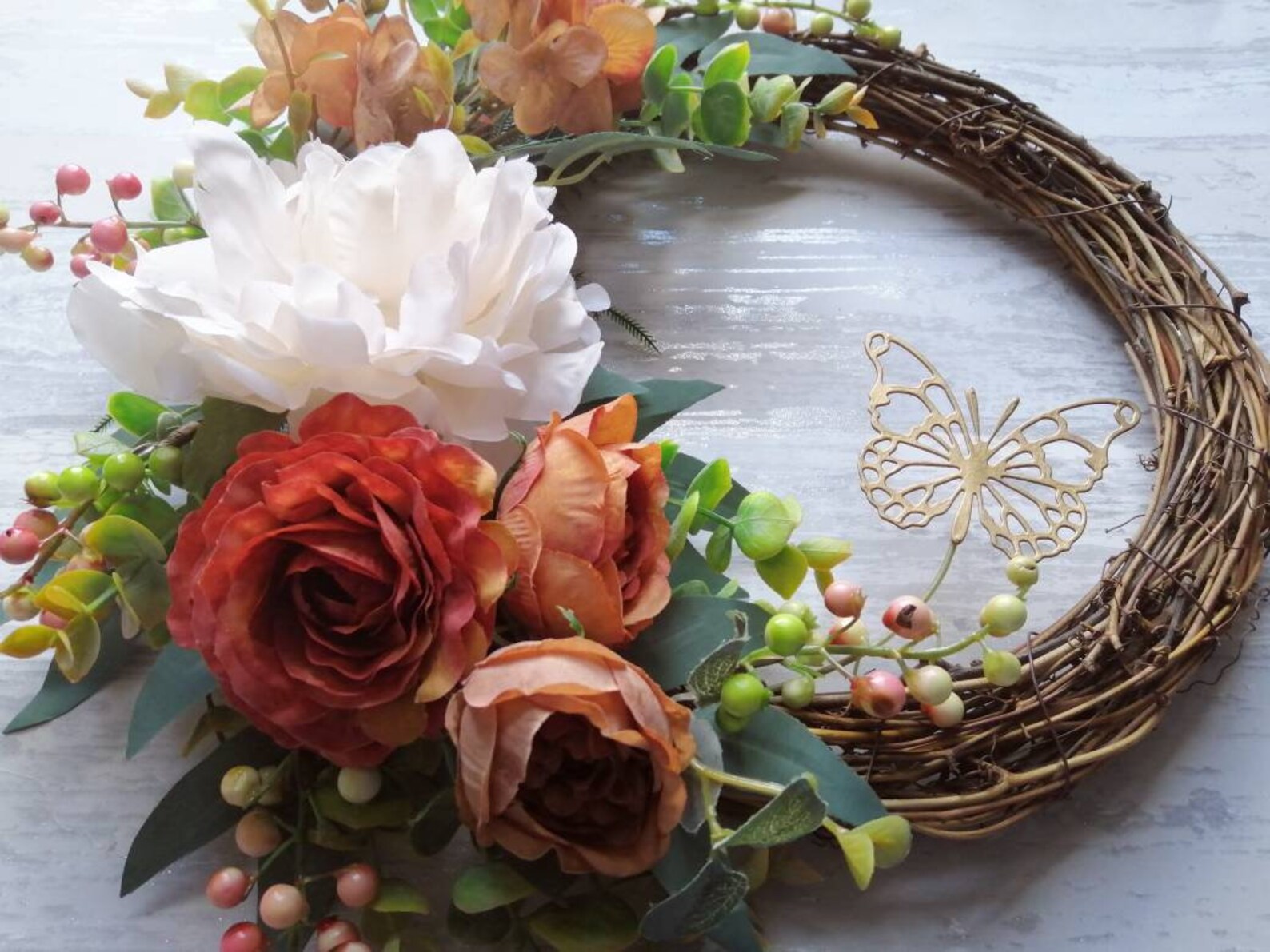 Handmade Wreath Spring Wreath Summer Wreath Wall Art Wall - Etsy