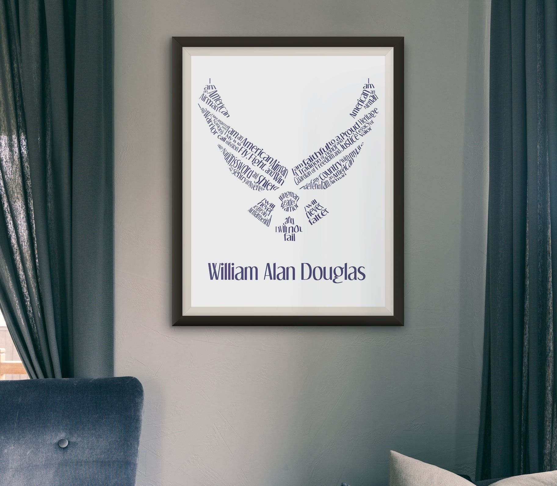 Air Force Air Force Logo Air Force Creed US Air Force Air - Etsy