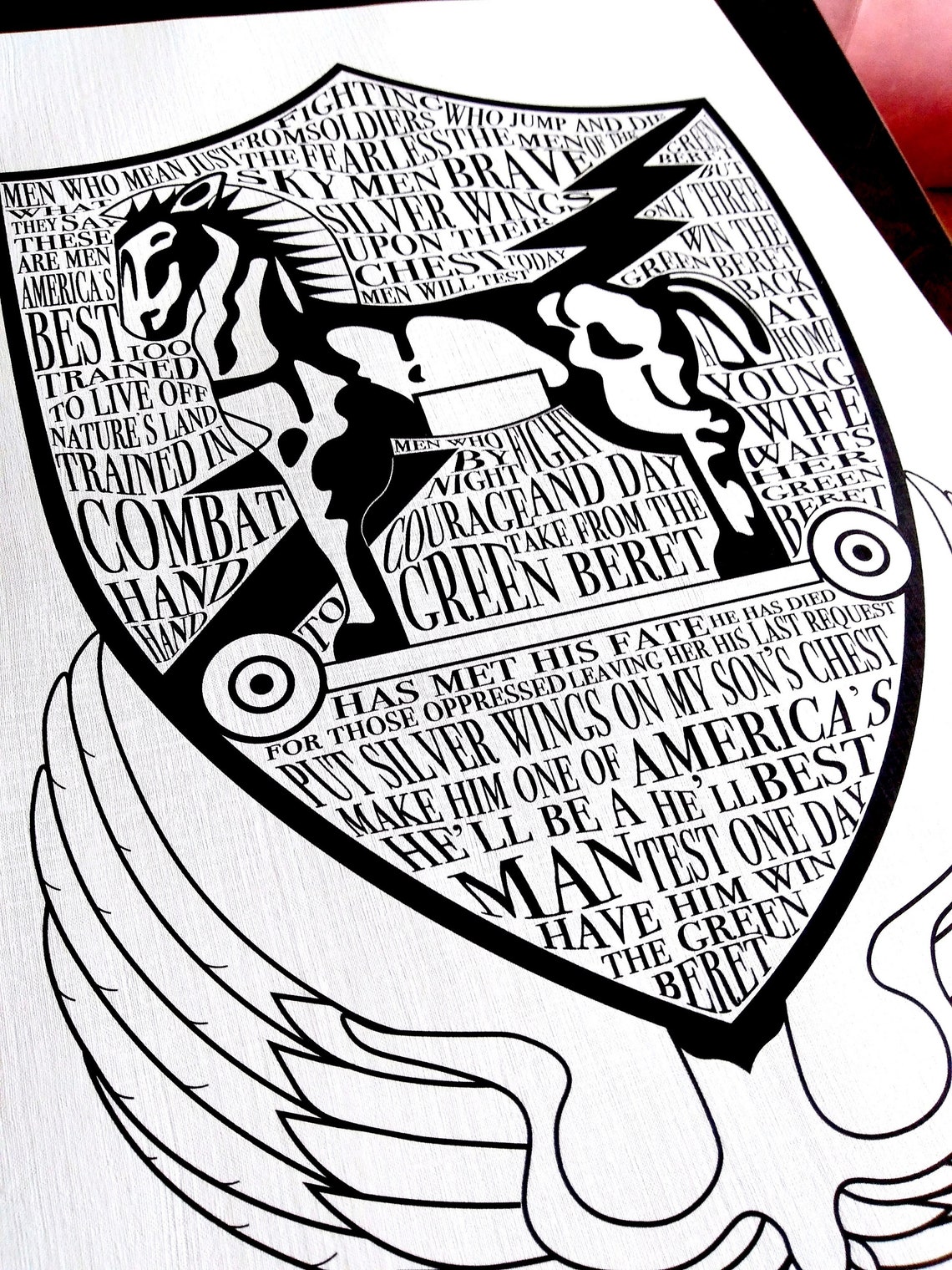 10th Group Special Forces, Special Forces, Special Forces Crest, Green ...