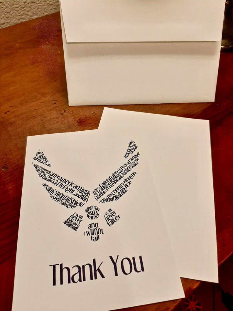Air Force Cards /air Force Stationary / Air Force Gifts / Air - Etsy