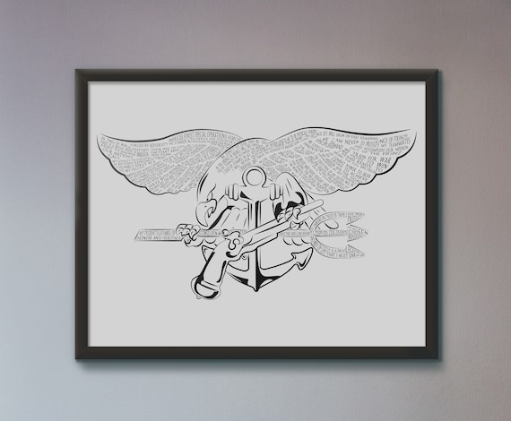Navy Seal Creed Poster