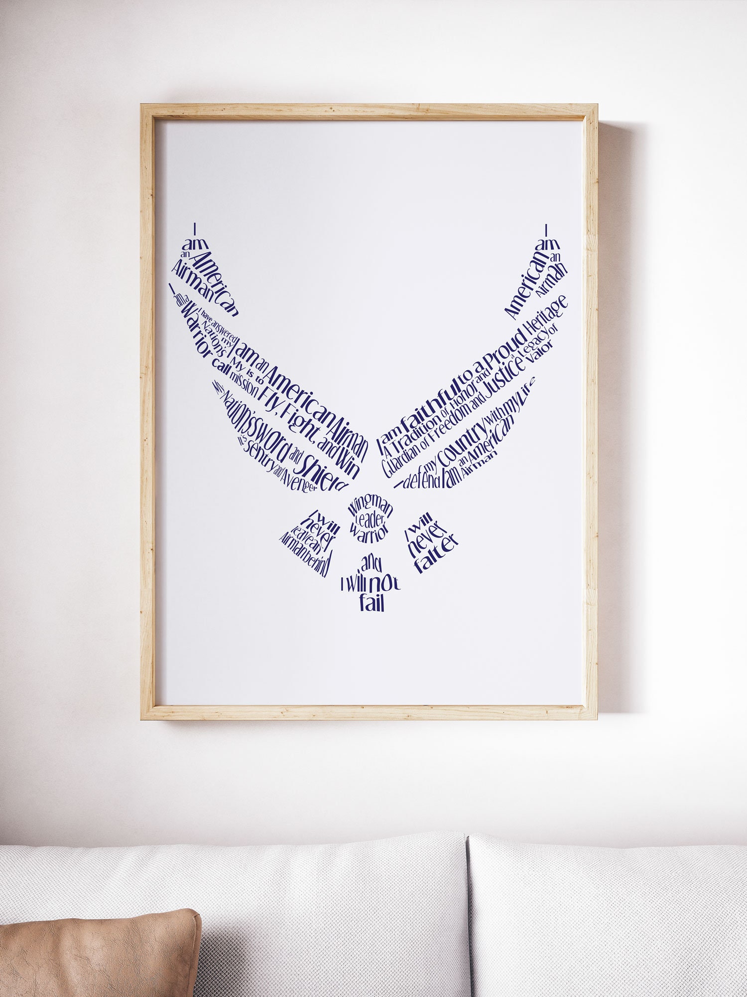 Air Force Air Force Logo Air Force Creed US Air Force Air - Etsy