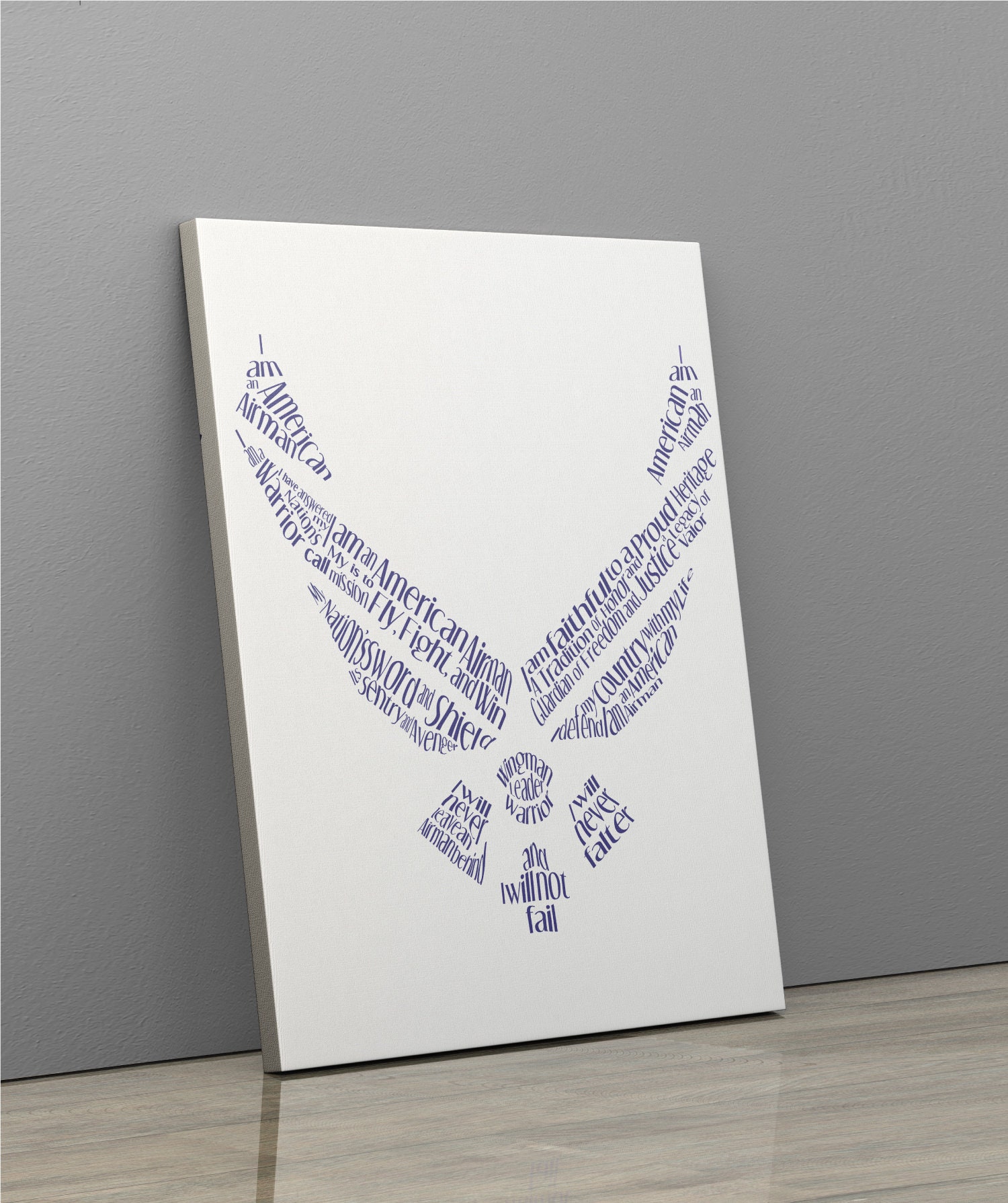 Air Force Air Force Logo Air Force Creed US Air Force Air - Etsy