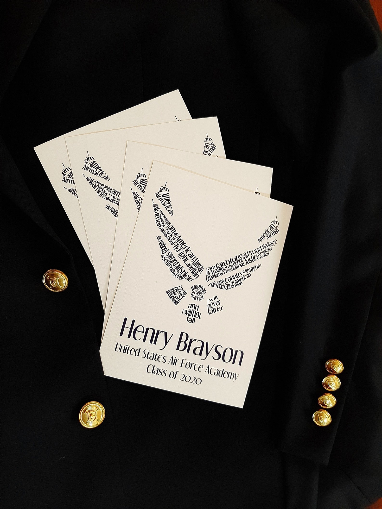 Air Force Cards /air Force Stationary / Air Force Gifts / Air - Etsy