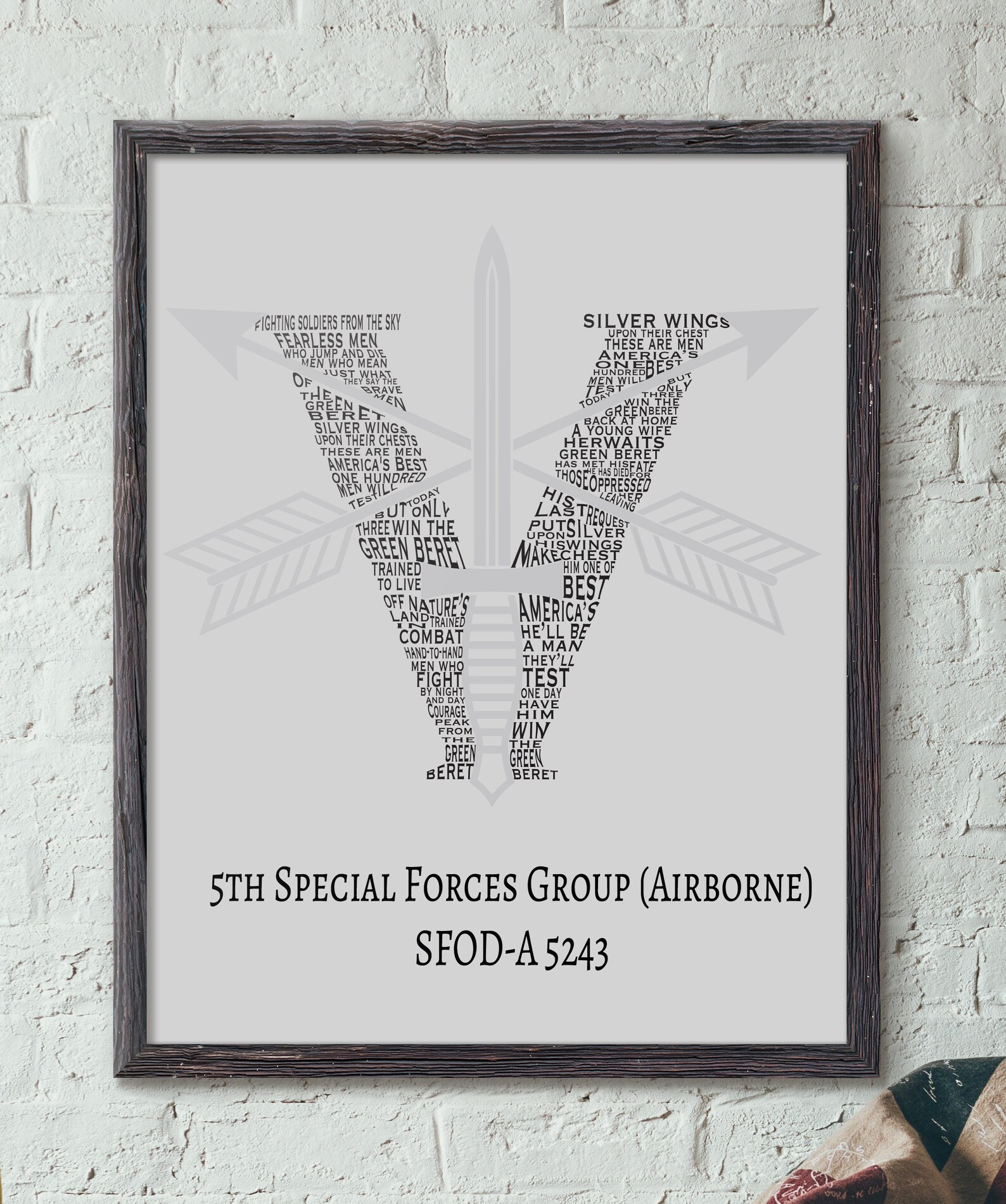 5th Group Legion Crest Special Forces Green Beret Special | Etsy
