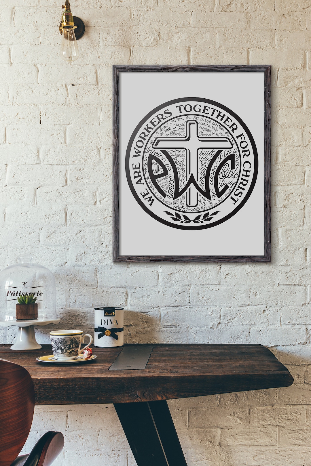 PWOC Print, Protestant Women of the Chapel, Chaplain, Military Chaplain ...