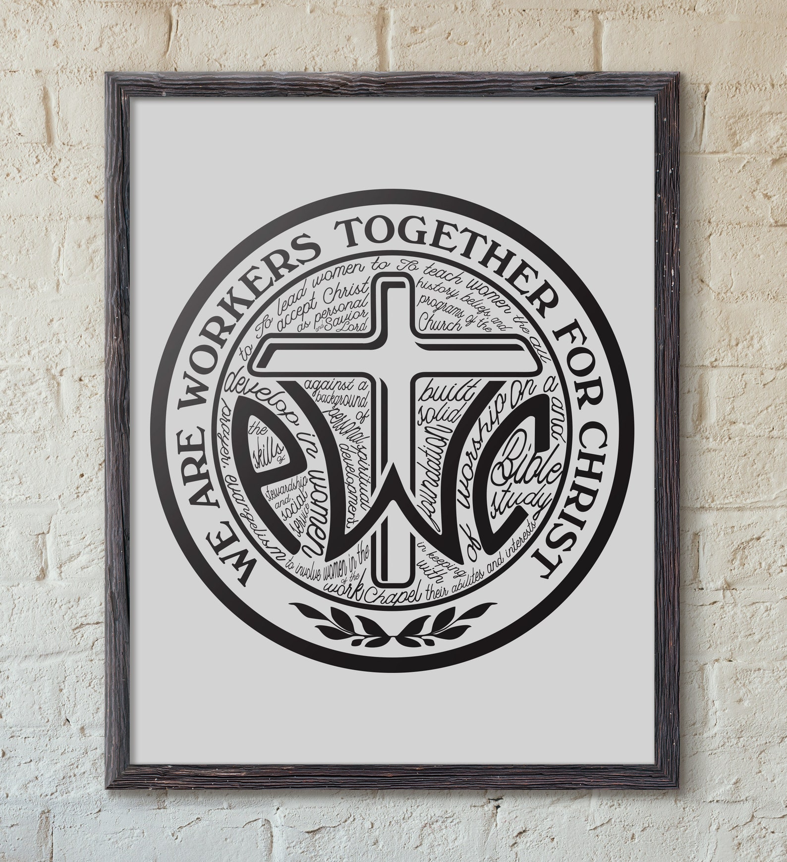 PWOC Print, Protestant Women of the Chapel, Chaplain, Military Chaplain ...