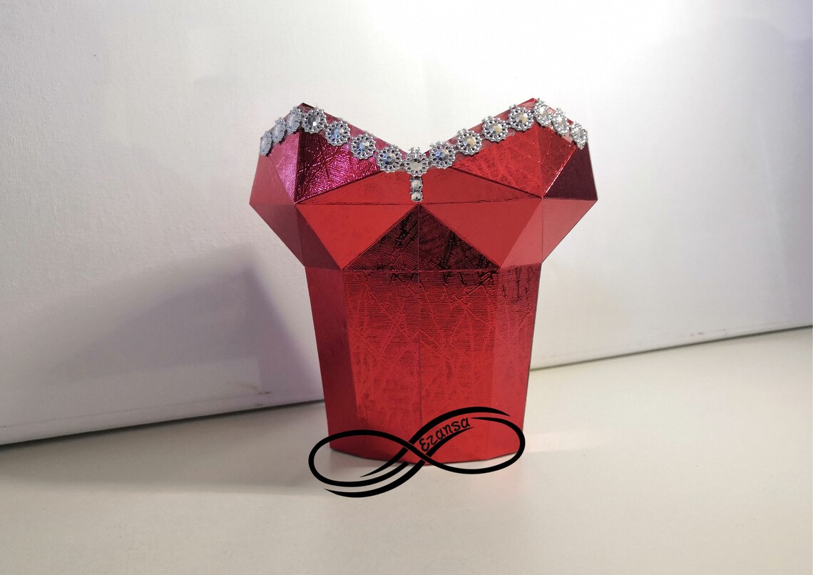 3d SVG Bustier svg Solid Score Lines - Etsy