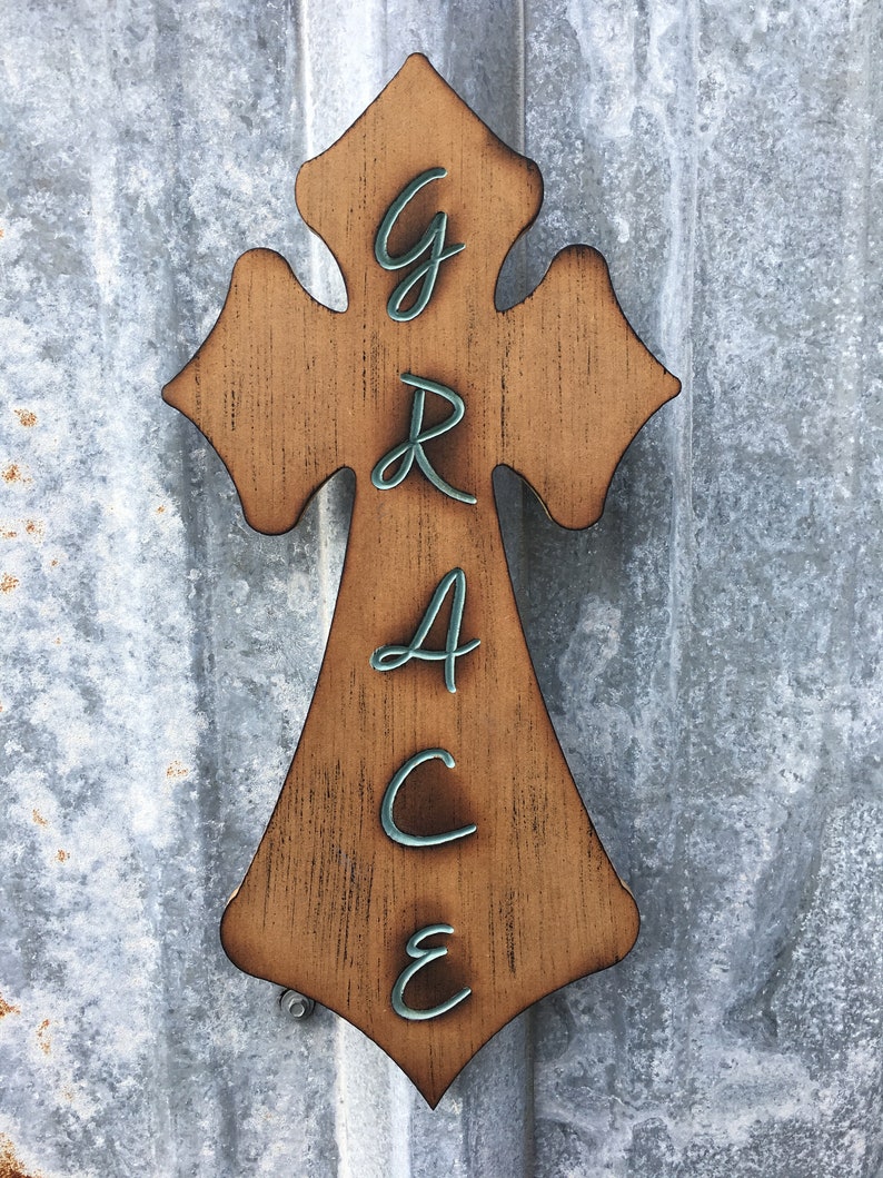 Inspirational Cross | Etsy