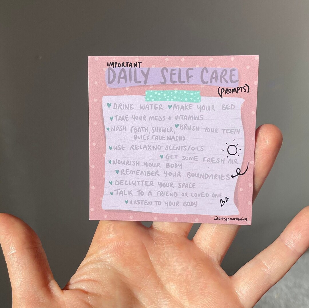 Daily Self Care Reminders Mental Health Fridge Magnet Gift - Etsy