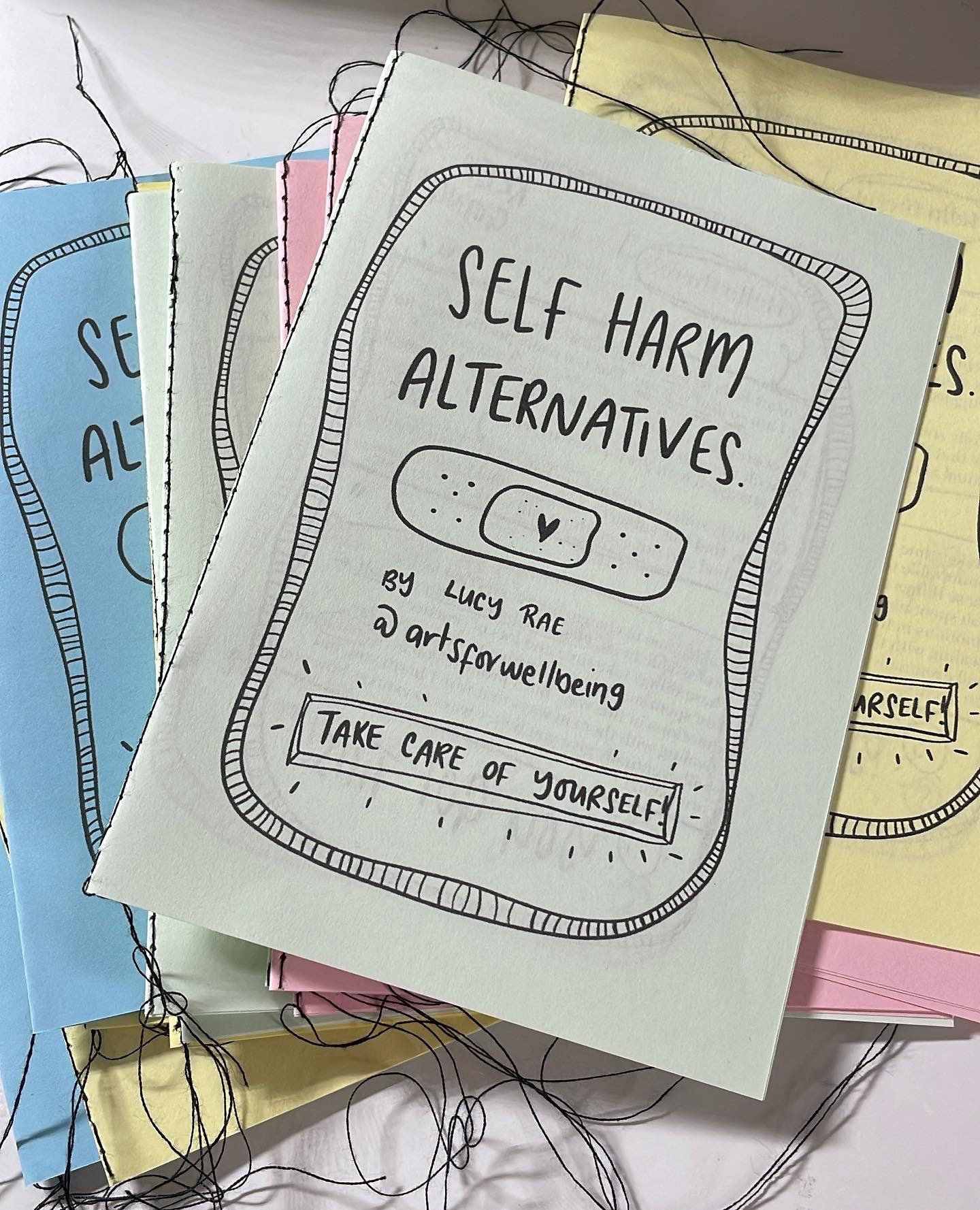 Self Harm Alternatives Zine, Mental Health Recovery, Coping Strategies ...