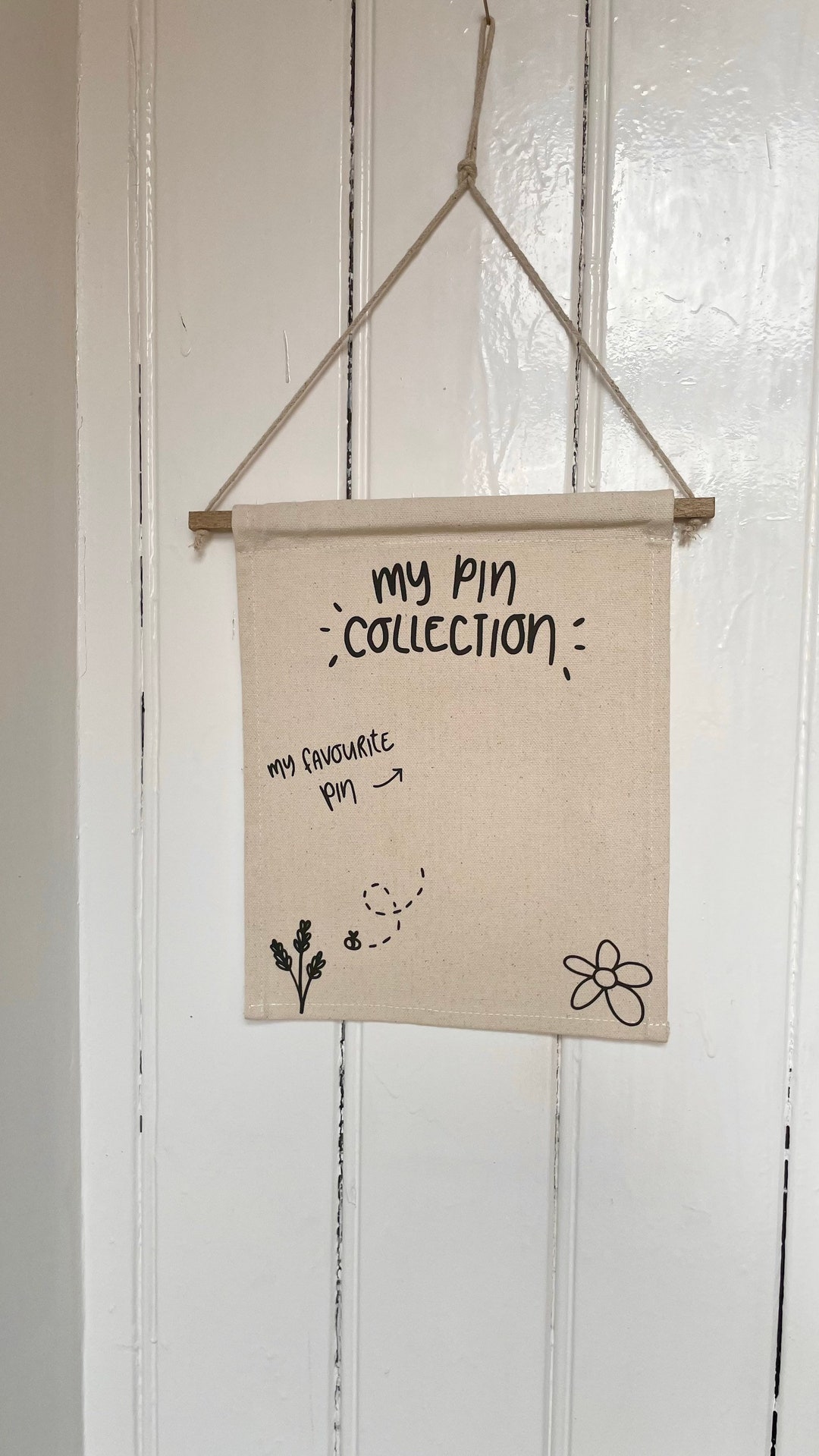 My Pin Collection Wall Hanging Enamel Pin and Badges Display Brooch Pin ...