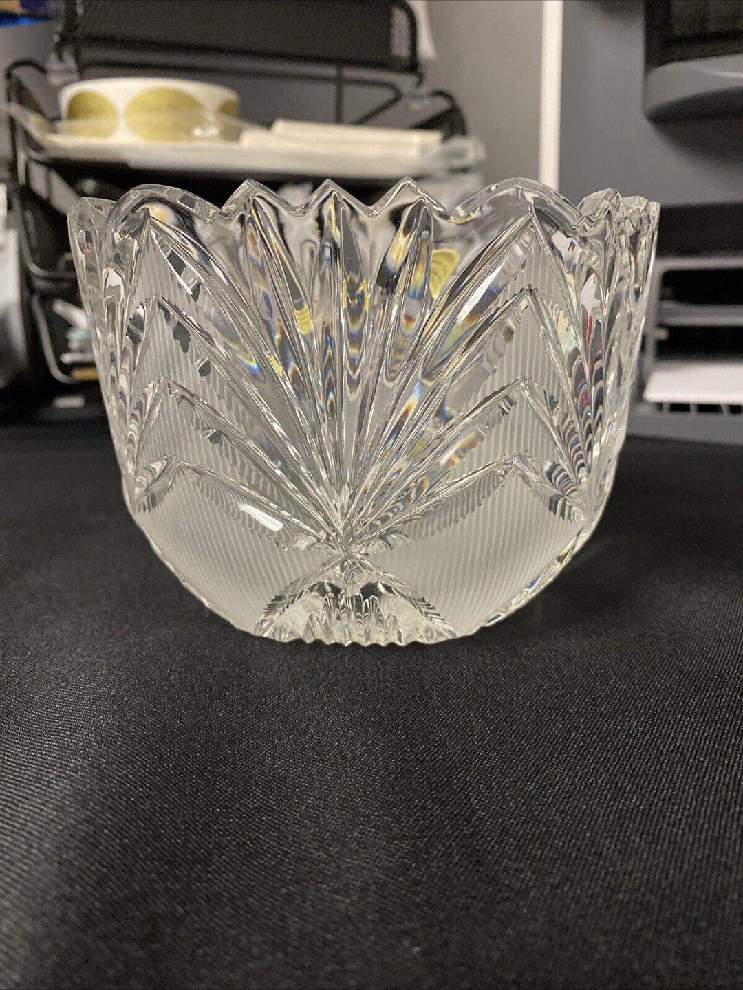 Vintage Hand Cut Lead Crystal Candy Dish - Etsy