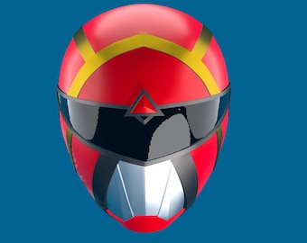 Power Rangers in Space Red Ranger Helmet File STL 3D Print - Etsy