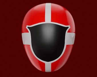 Power Rangers in Space Red Ranger Helmet File STL 3D Print File - Etsy