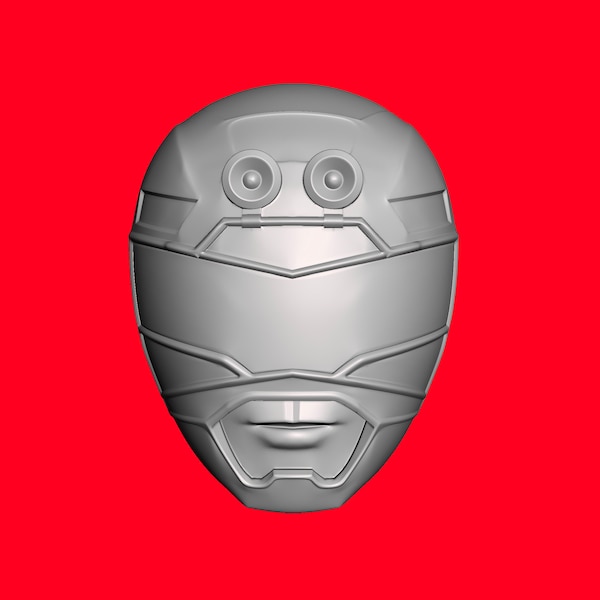 Green Ranger Helmet 3d Print File Etsy