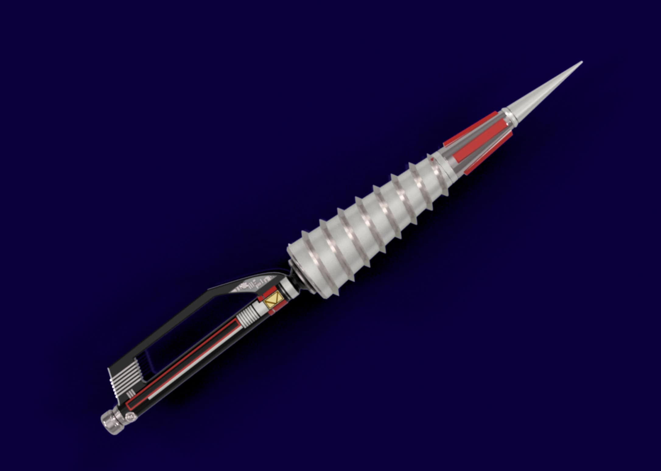 Power Rangers in Space Spiral Saber 3D File STL - Etsy