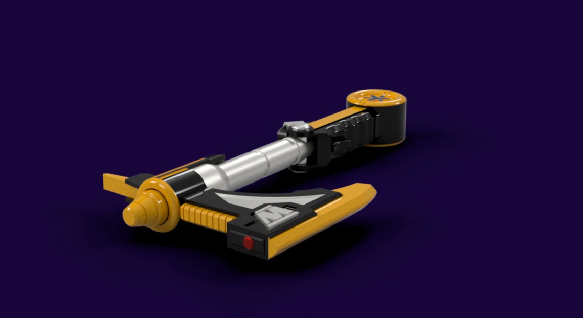 Power Rangers Lightspeed Rescue Titanium Ranger Titanium Laser 3D Print ...