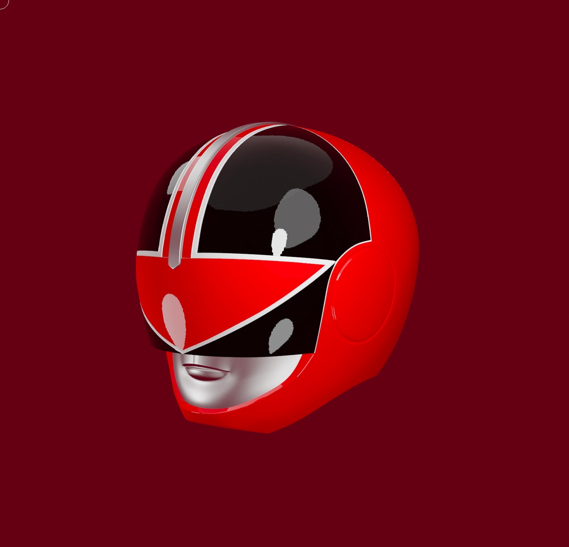 Power Rangers Time Force Red Ranger 3D File - Etsy
