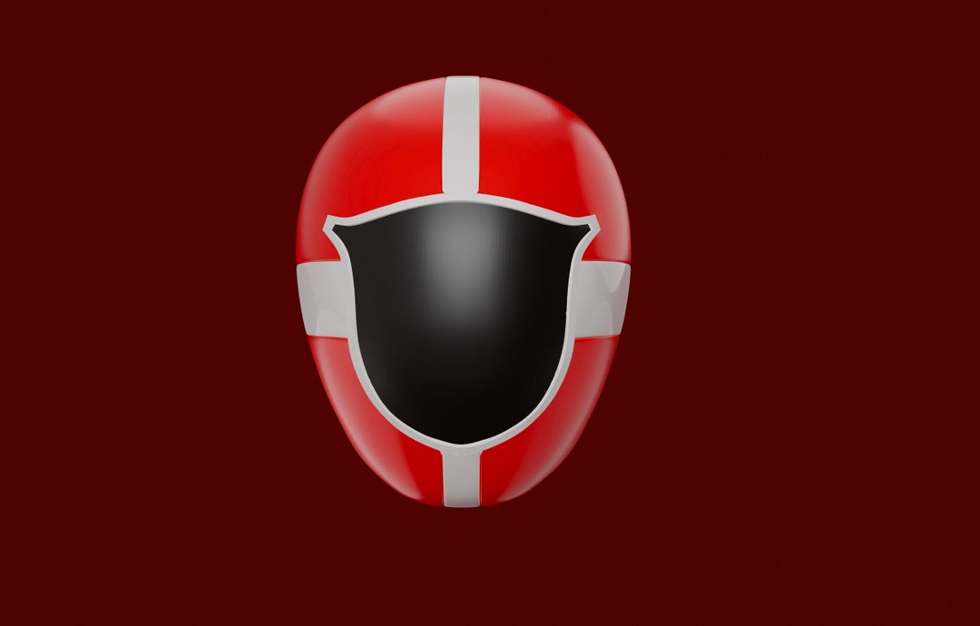 Power Rangers Lightspeed Rescue Red Ranger Helmet Stl 3D File - Etsy