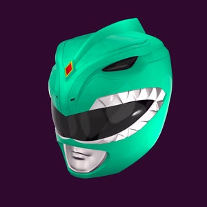 NEW Mighty Morphin Power Rangers Green Ranger Helmet 3D Print Stl File ...