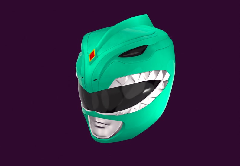 NEW Mighty Morphin Power Rangers Green Ranger Helmet 3D Print Stl File ...