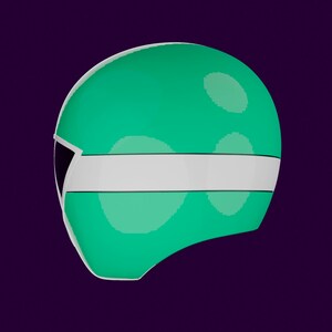Power Rangers Lightspeed Rescue Green Ranger Helmet File STL 3D Print ...