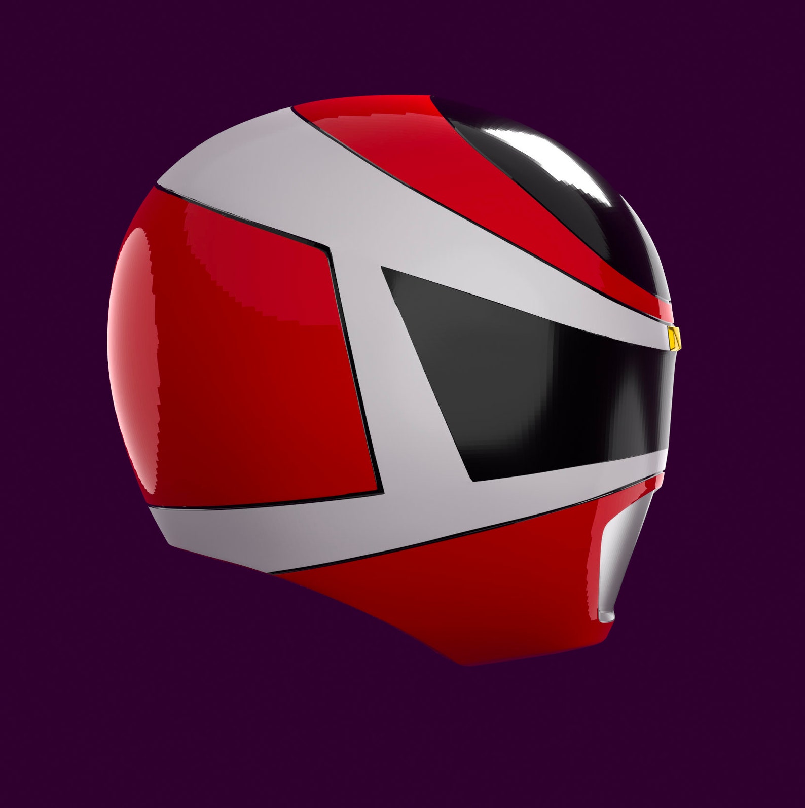 Power Rangers in Space Red Ranger Helmet File STL 3D Print File - Etsy