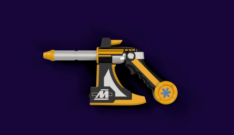 Power Rangers Lightspeed Rescue Titanium Ranger Titanium Laser 3D Print ...