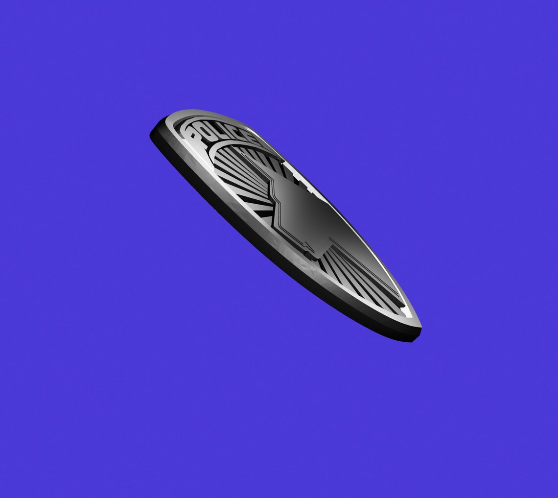 Power Rangers SPD Badge 3D Print File - Etsy