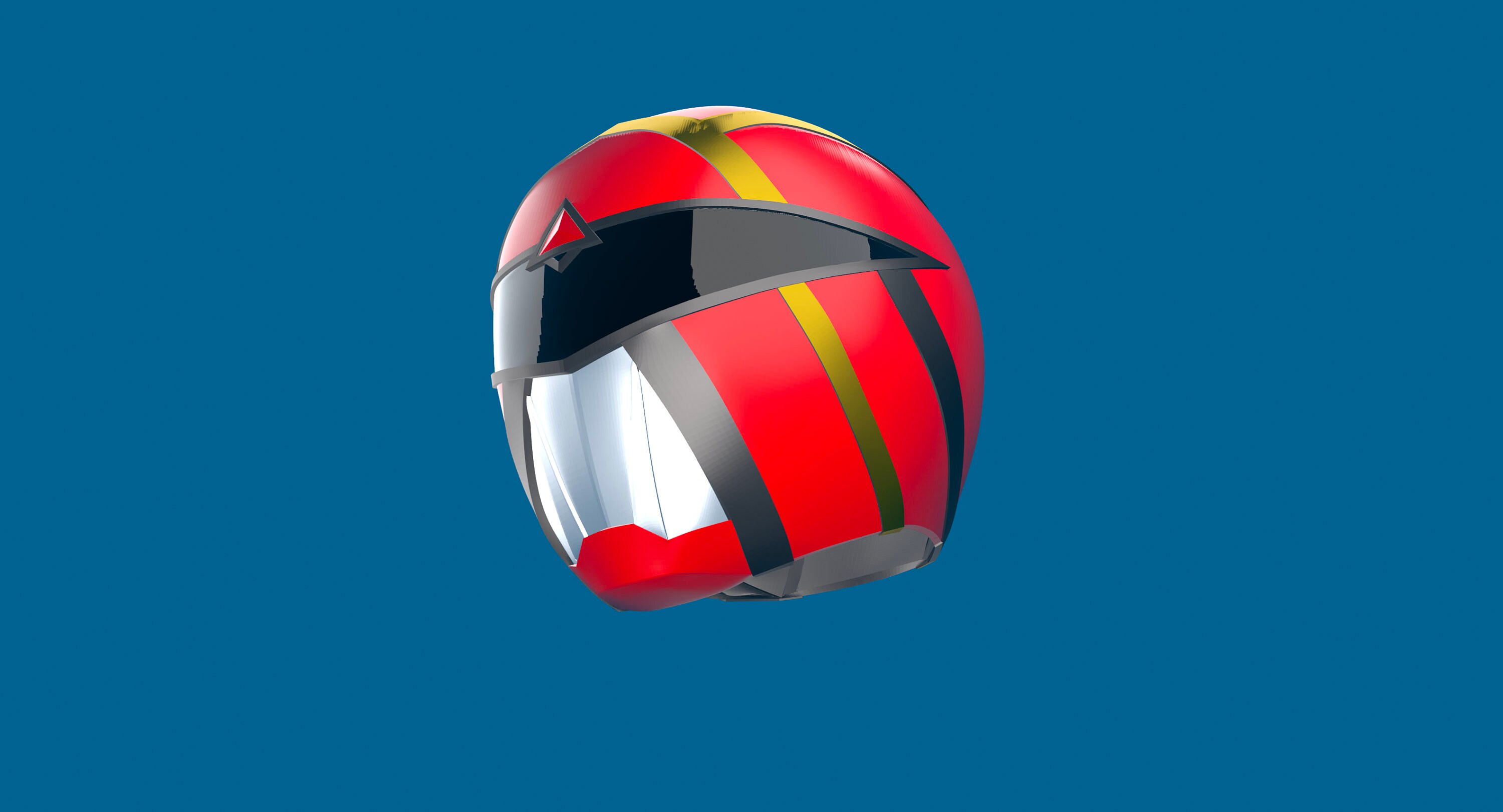 Power Rangers Comics Omega Red Ranger Helmet File STL 3D Print File - Etsy