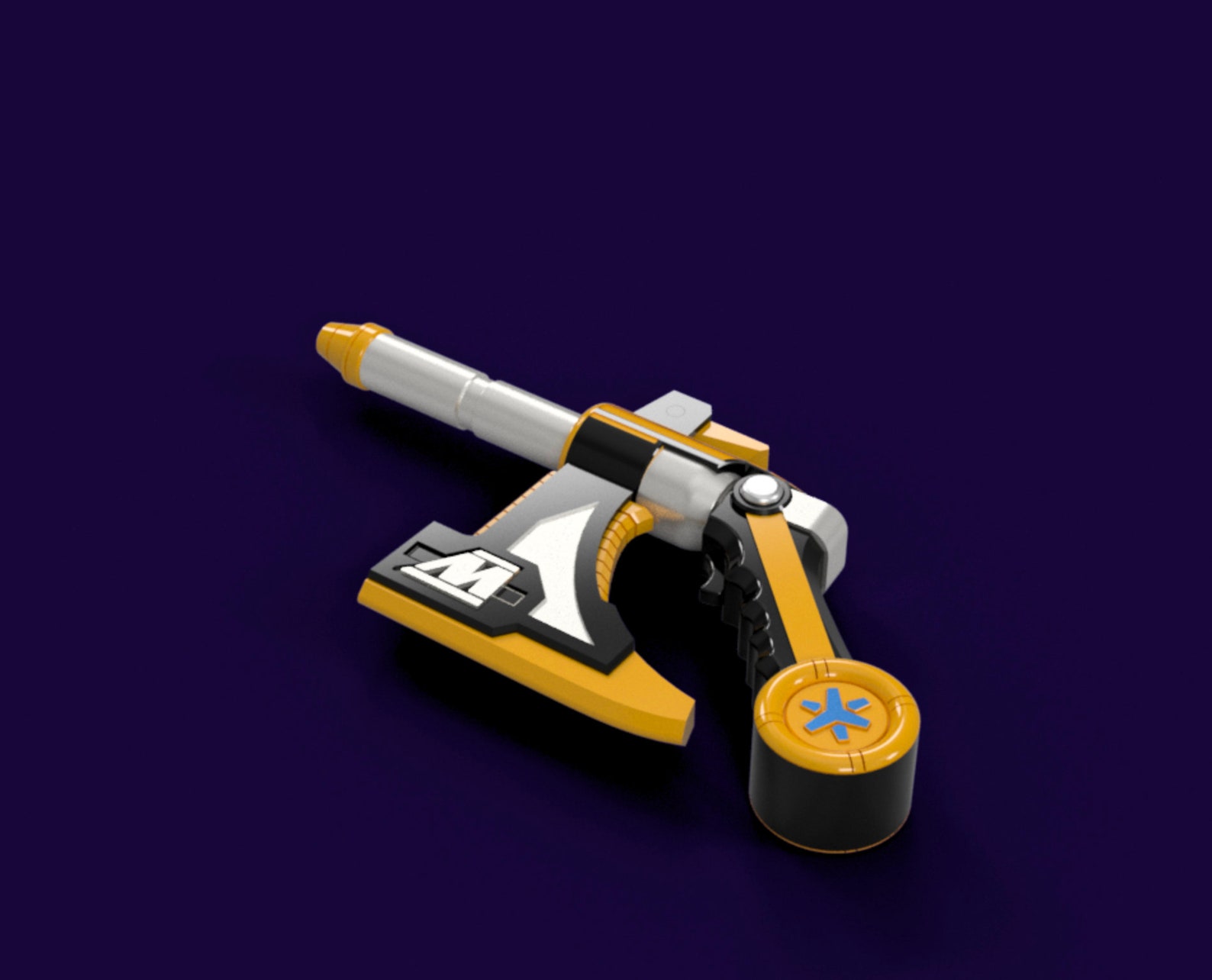 Power Rangers Lightspeed Rescue Titanium Ranger Titanium Laser 3D Print ...