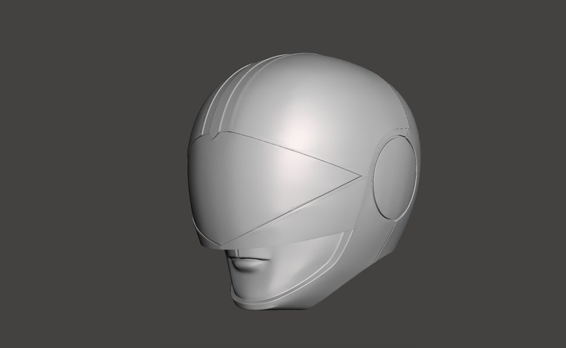 Timeranger Green Ranger Helmet 3D Printing STL - Etsy