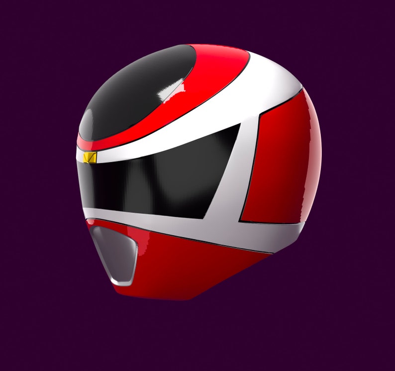 Power Rangers in Space Red Ranger Helmet File STL 3D Print File - Etsy