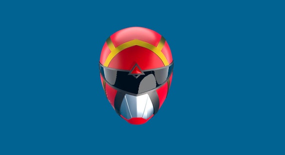 Power Rangers Comics Omega Red Ranger Helmet File STL 3D Print - Etsy