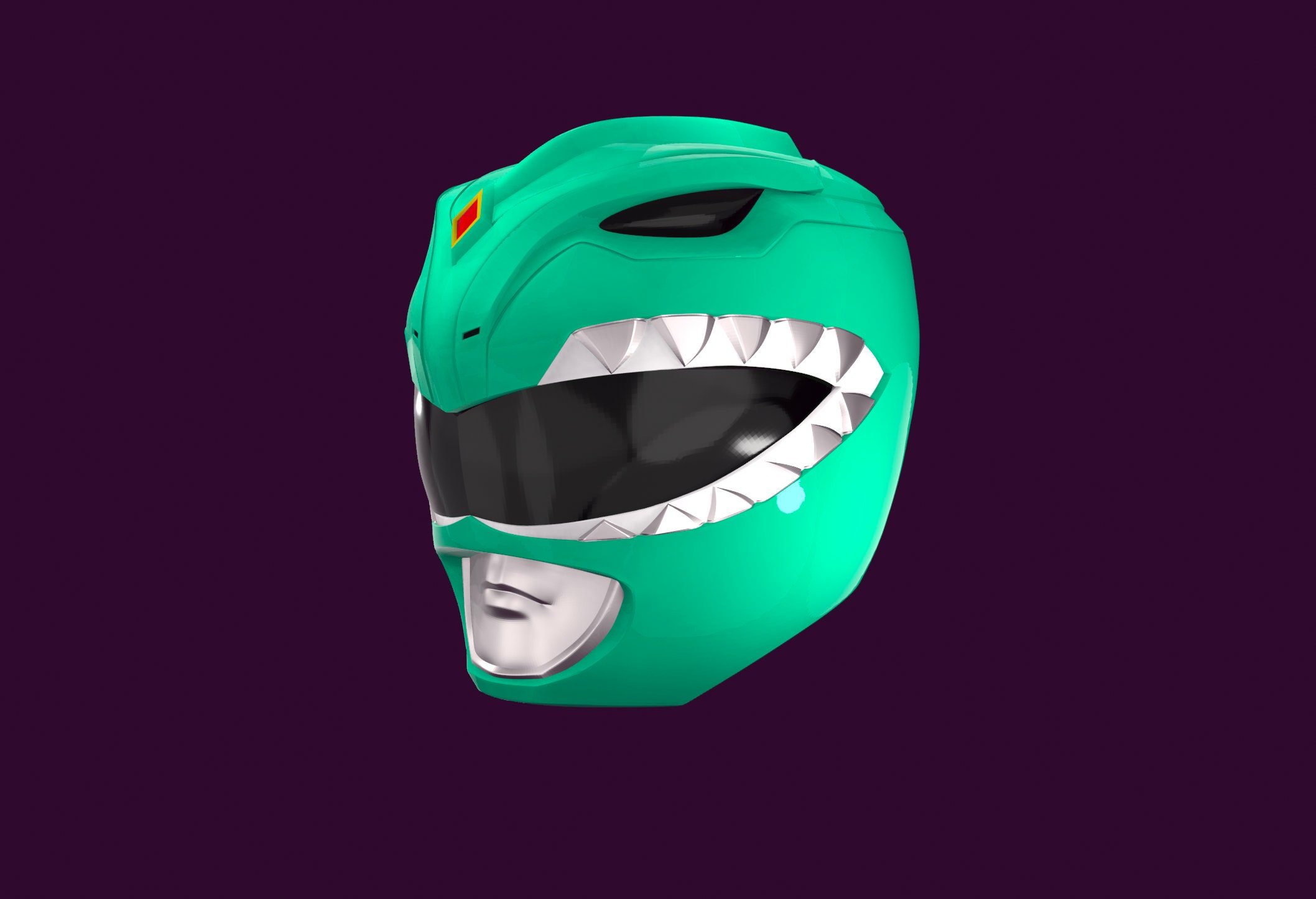 NEW Mighty Morphin Power Rangers Green Ranger Helmet 3D Print Stl File ...