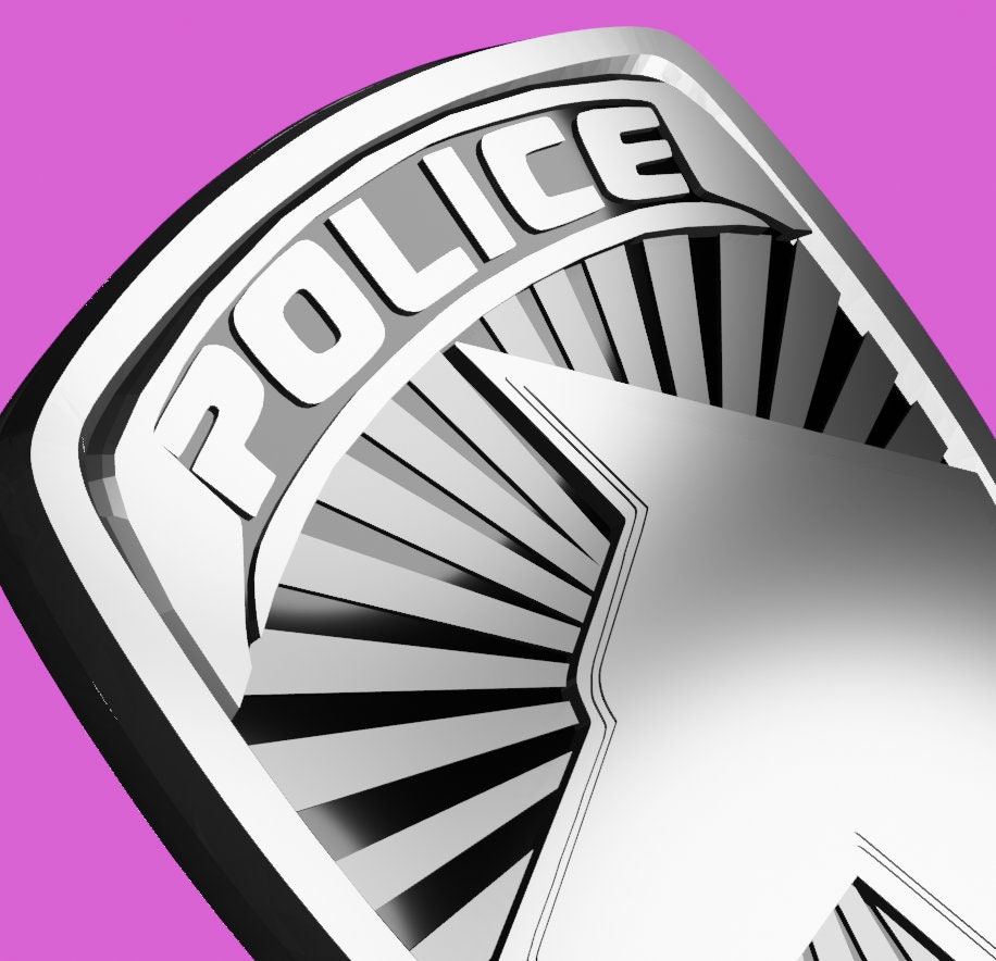 Power Rangers SPD Badge 3D Print File - Etsy