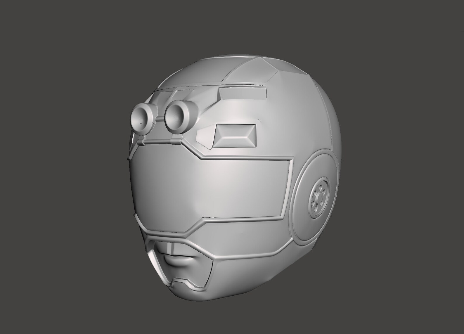 Blue Racer Helmet STL 3D Print File (Instant Download) - Etsy