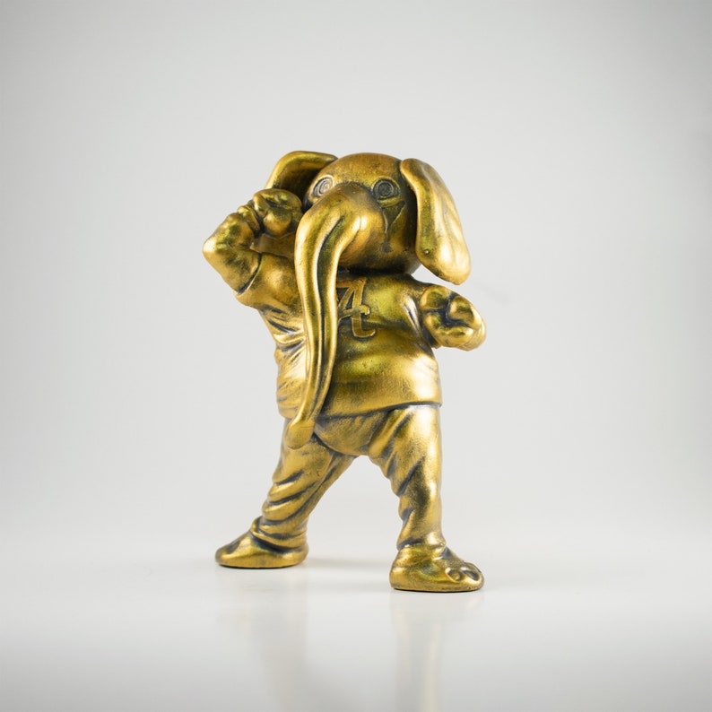 Collectible Golden Figure of University of Alabama Crimson Tide Mascot ...