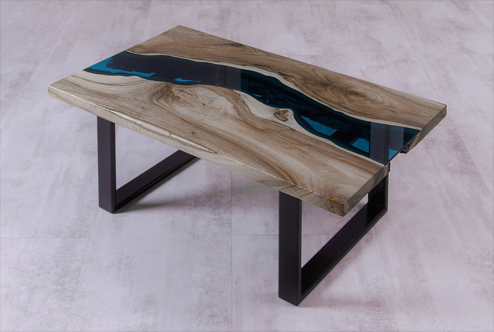 LIVE EDGE Coffee Table River Table River Coffee Table | Etsy