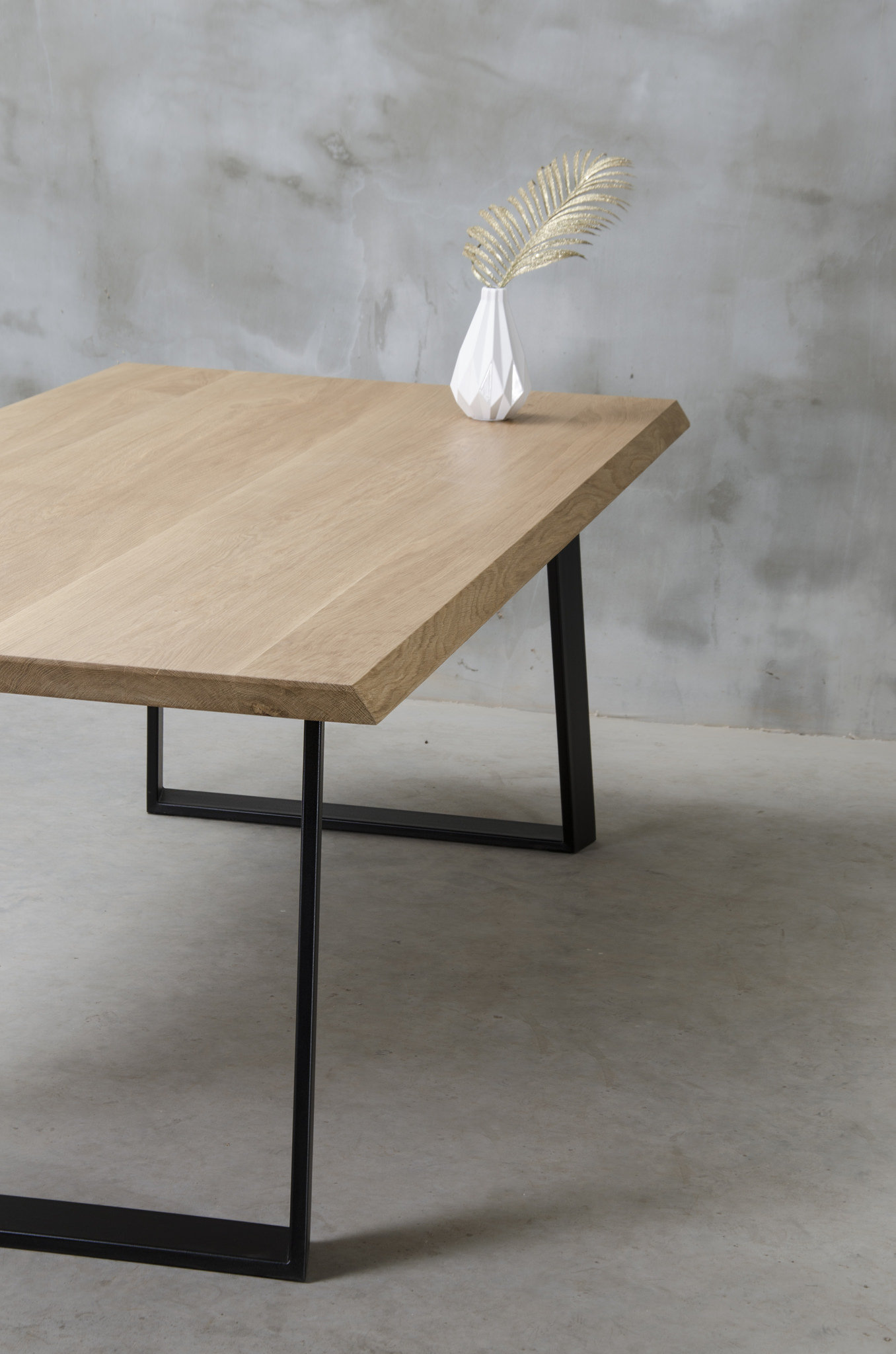 LIVE EDGE Dining Table oak table one slab table wooden | Etsy