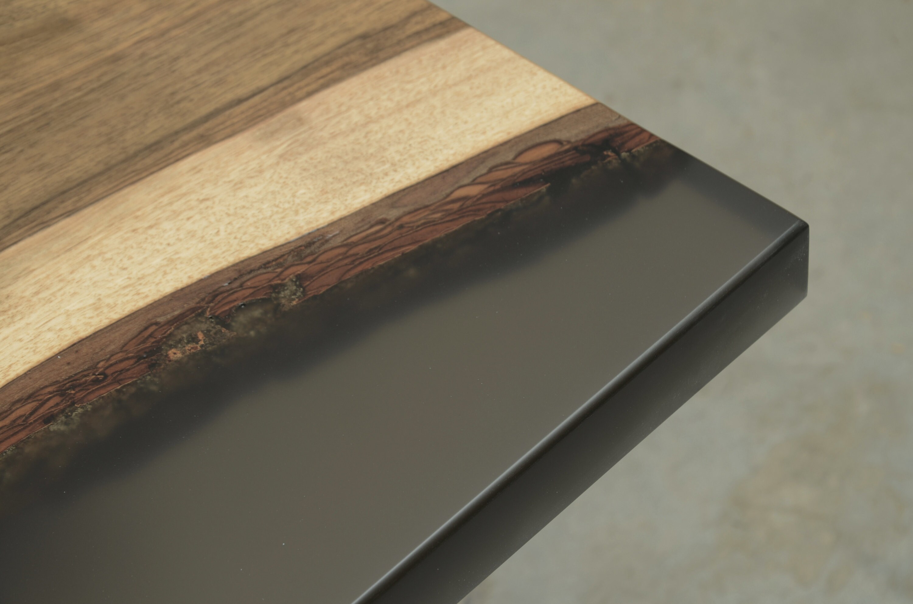 Elegant Table With Matte Finish Live Edge Dinning Table - Etsy