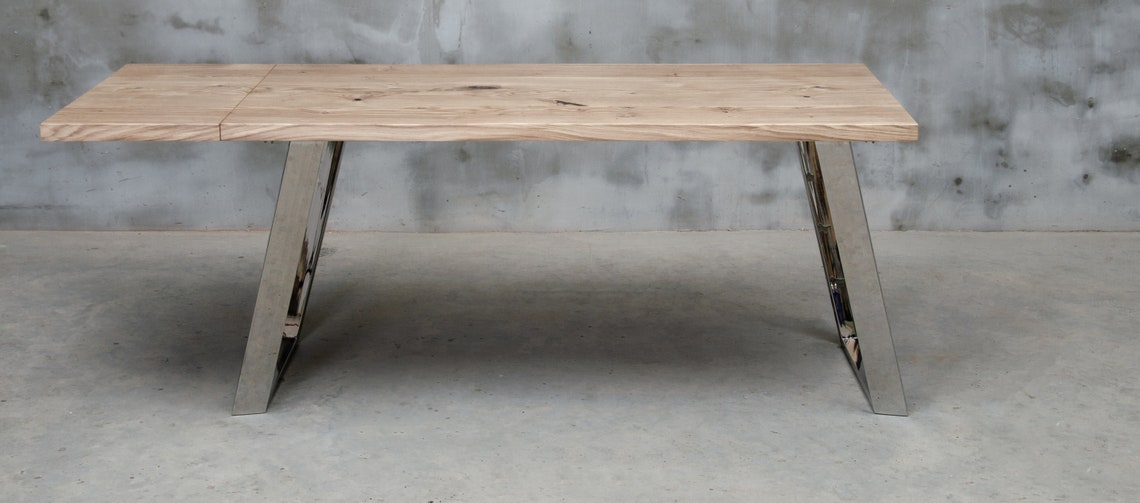 Custom Folding Table Made of Oak Wood Conference Table With - Etsy