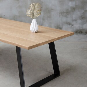 LIVE EDGE Dining Table, Oak Table, One Slab Table, Wooden Table ...