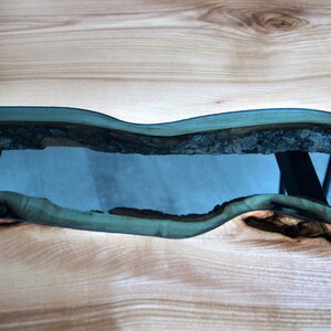 Custom River Table, Round River Coffee Table Made of Ash, Round Live ...